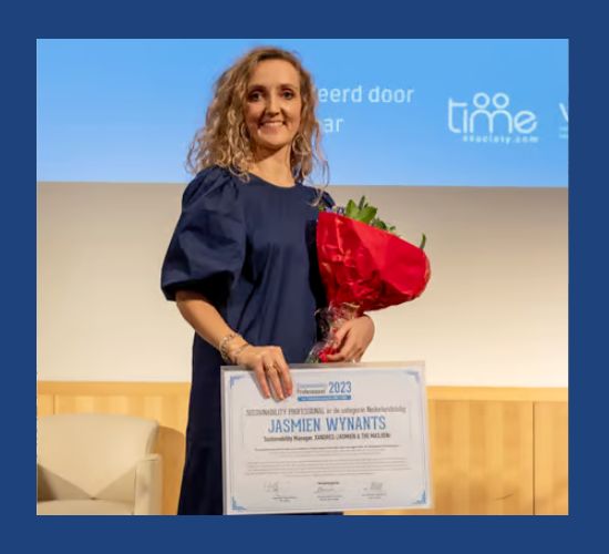 Jasmien awarded Sustainability Professional of the Year 2023 - Masjien